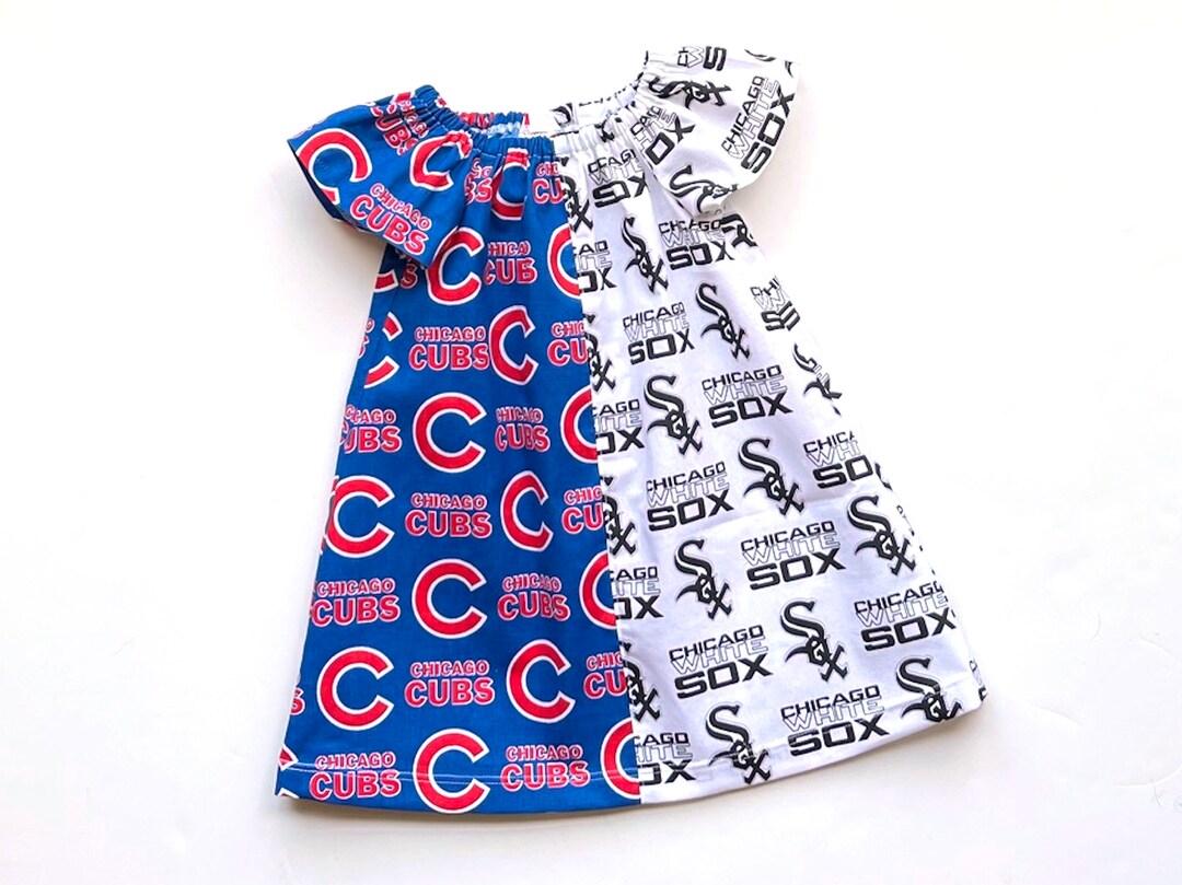 Chicago Cubs and Chicago White Sox Dress, Major League Baseball, Girls ...