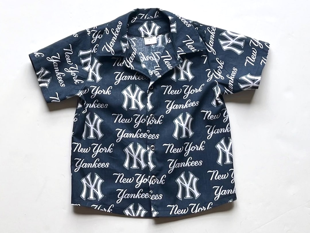 Boy's New York Yankees Shirt, MLB Yankees Button Down Shirt, Major ...
