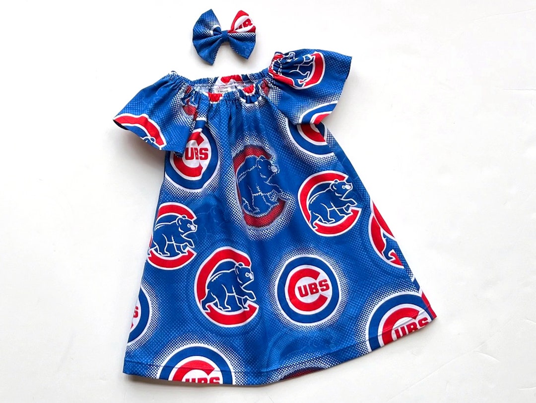 Chicago Cubs Dress, MLB Cubs Dress, Major League Baseball, Girls ...