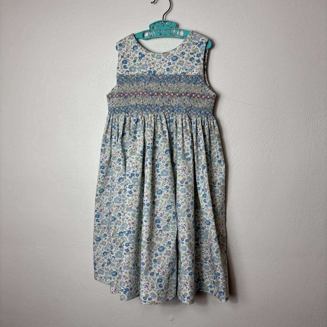 Classic Wrap-in-the-back Smocked Bodice Sundress With V-back. Ellen ...
