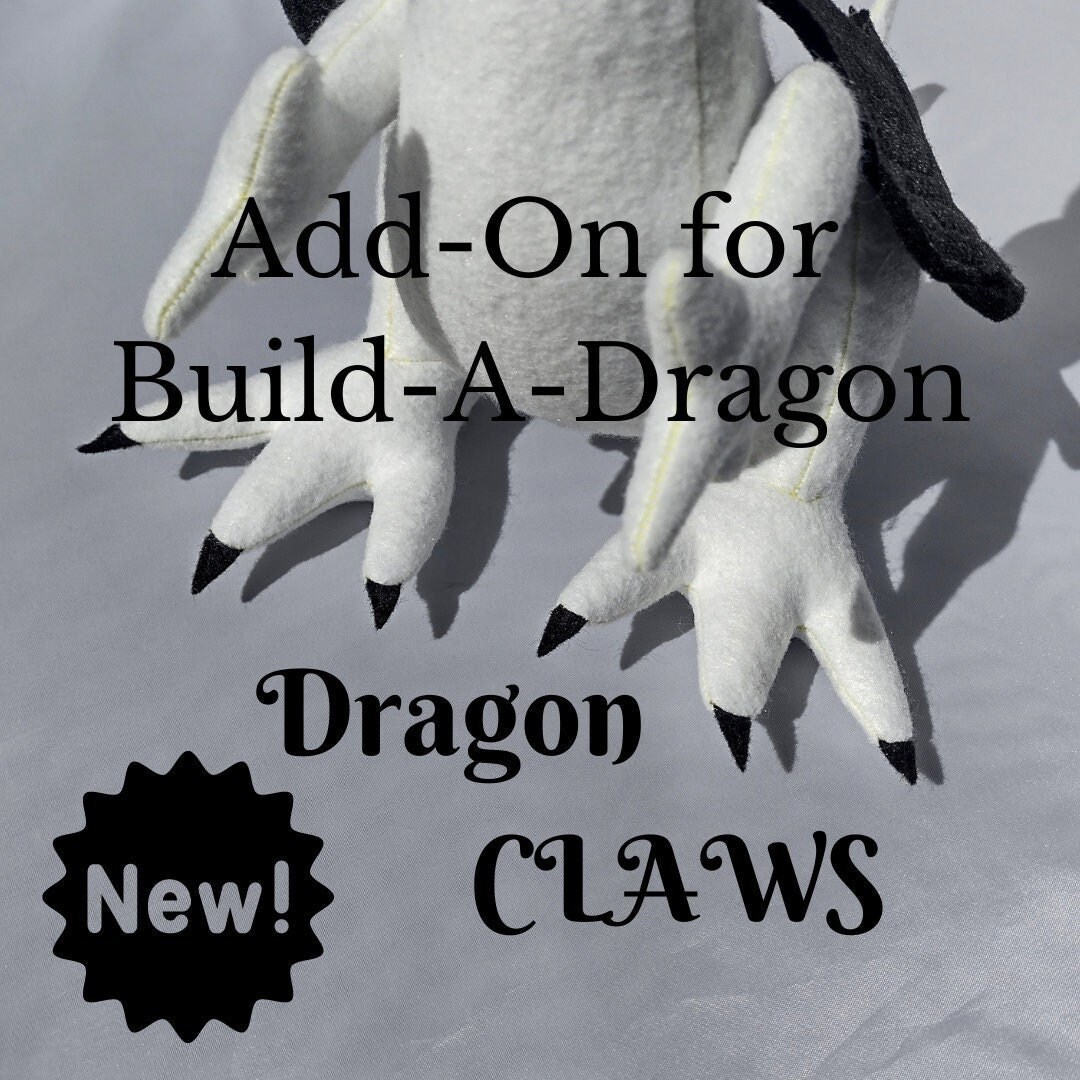 Claws Add-on for Build-a-dragon, Feet Only, the Roaming Peddlers Custom ...