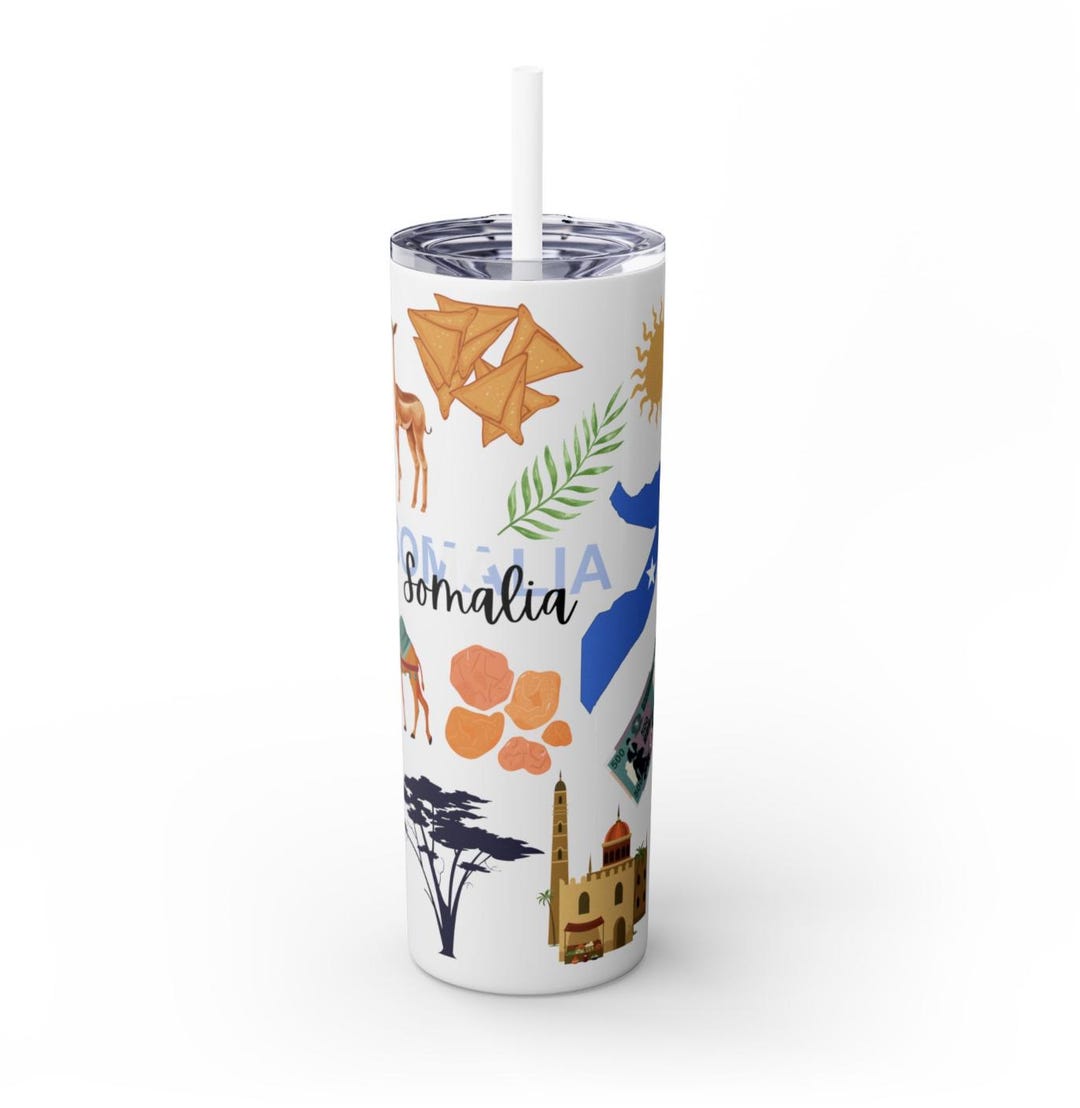 Somalia Culture 20oz Tumbler | Somali Heritage Travel Mug | Insulated ...