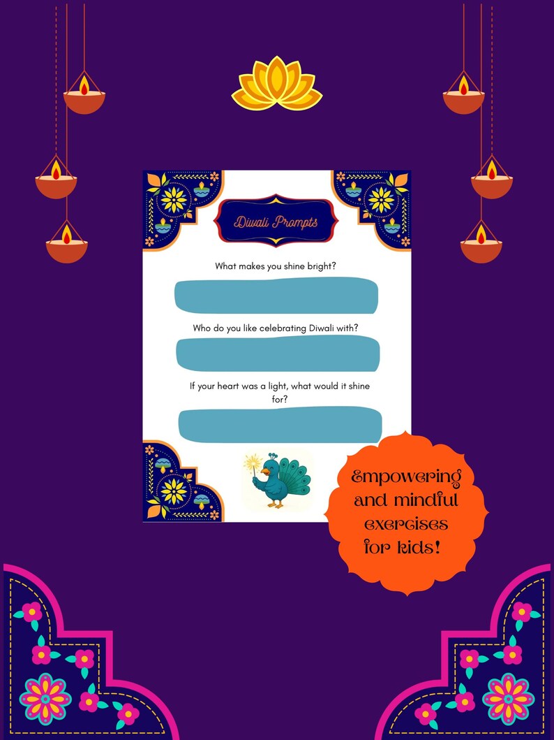 Kids Diwali Activity Book | Printable Diwali Colouring, Mazes & Stories ...