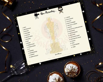 Oscars Word Search Game 2026 | Secret Message Puzzle | Printable ...
