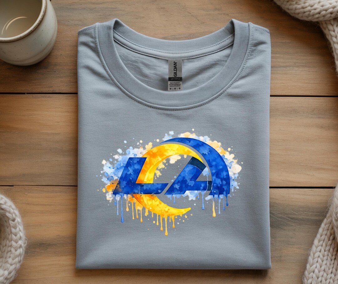 LA Rams T-shirt: Splatter Paint, NFL Football Fan Gear - Etsy