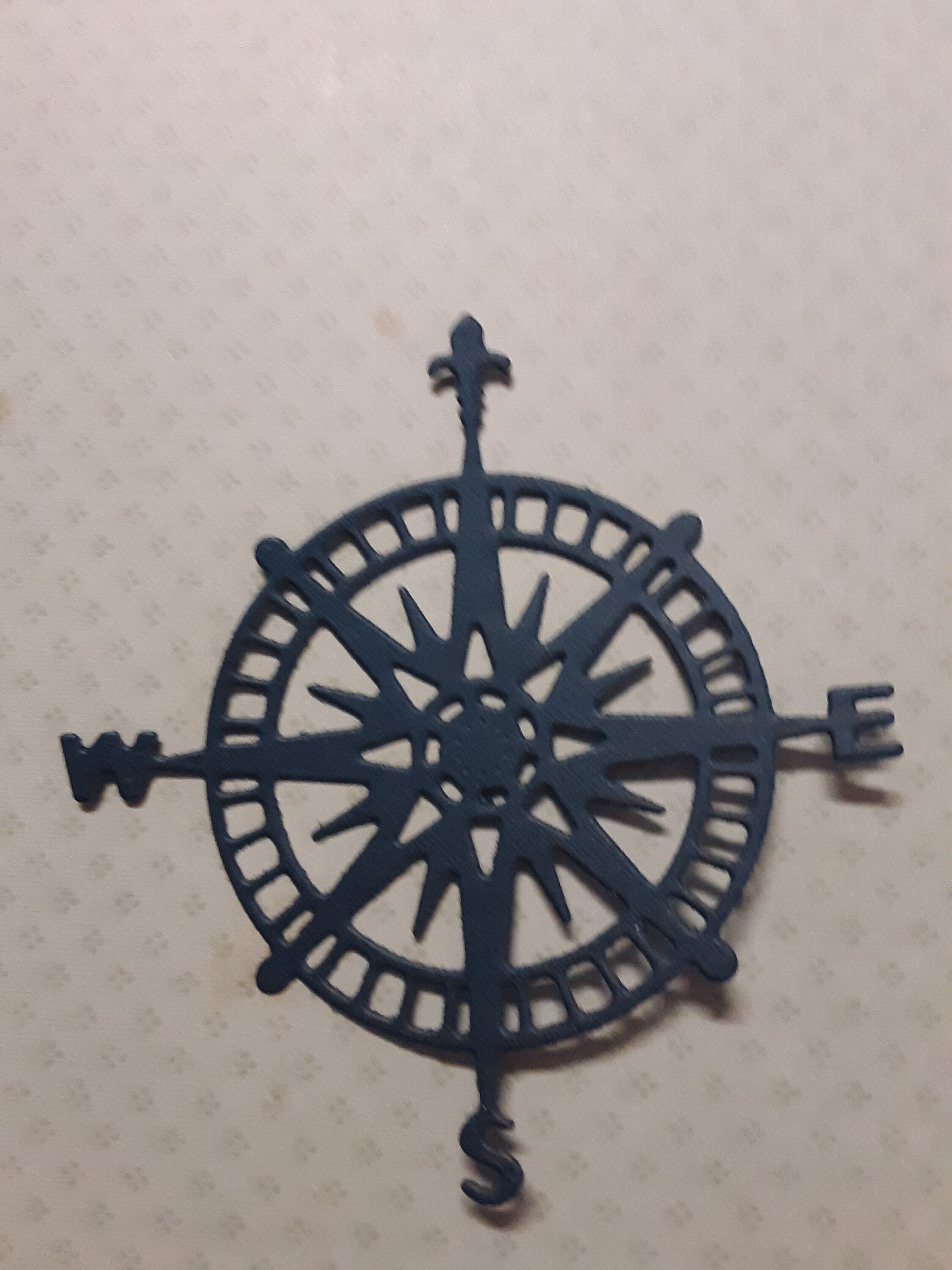 Nautical Navigation Star Wheel Die Cut, Machine Cut Die, Scrapbook Die ...