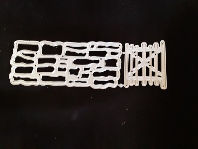 Stone Wall and Gate Die, Metal Cutting Die, Scrapbook Dies, DIY ...
