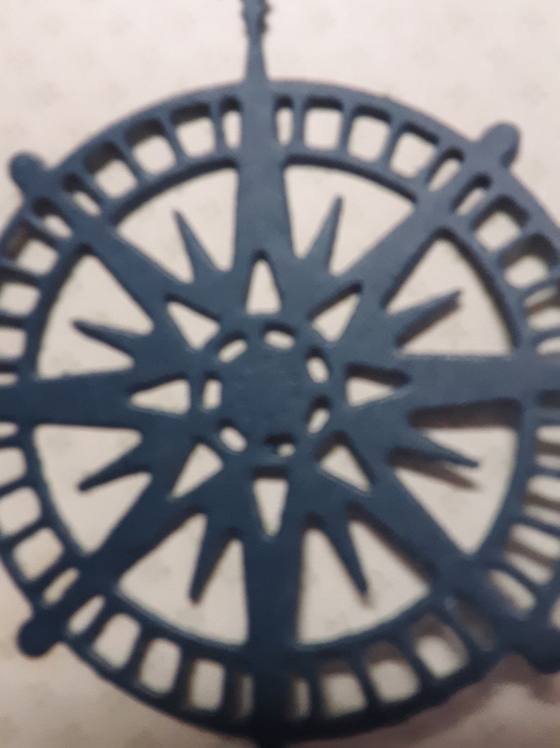 Nautical Navigation Star Wheel Die Cut, Machine Cut Die, Scrapbook Die ...