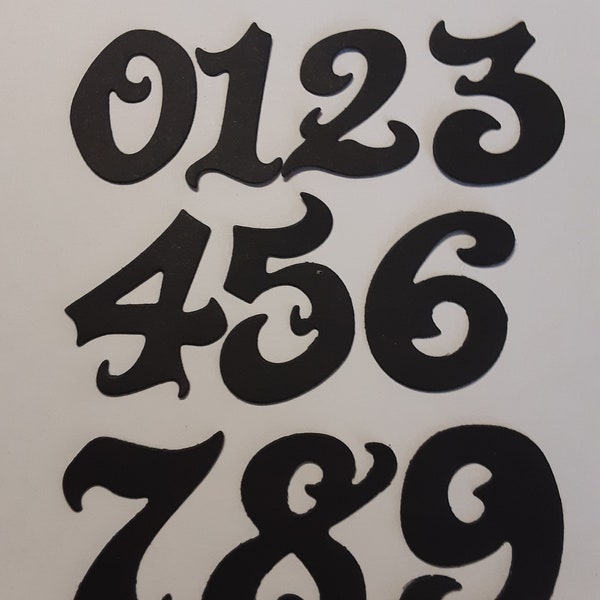 Fancy Numbers - Etsy