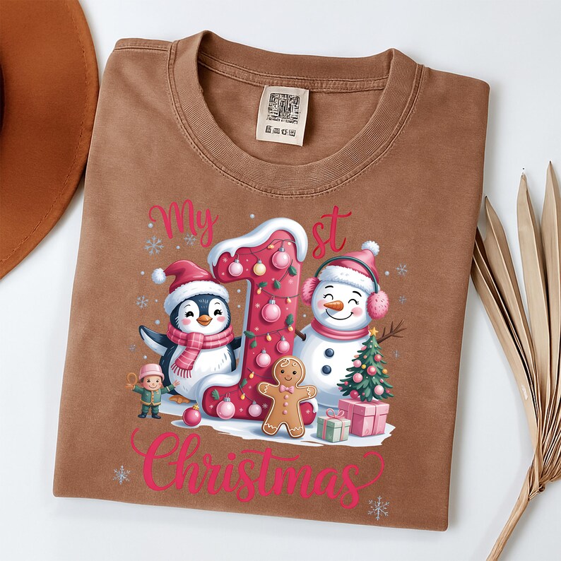 My First Christmas PNG Bundle | Baby’s 1st Xmas Clipart | Holiday ...