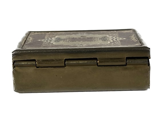 Pill Small Box, Vintage Pill Box, Metal Trinket Box, … - Gem