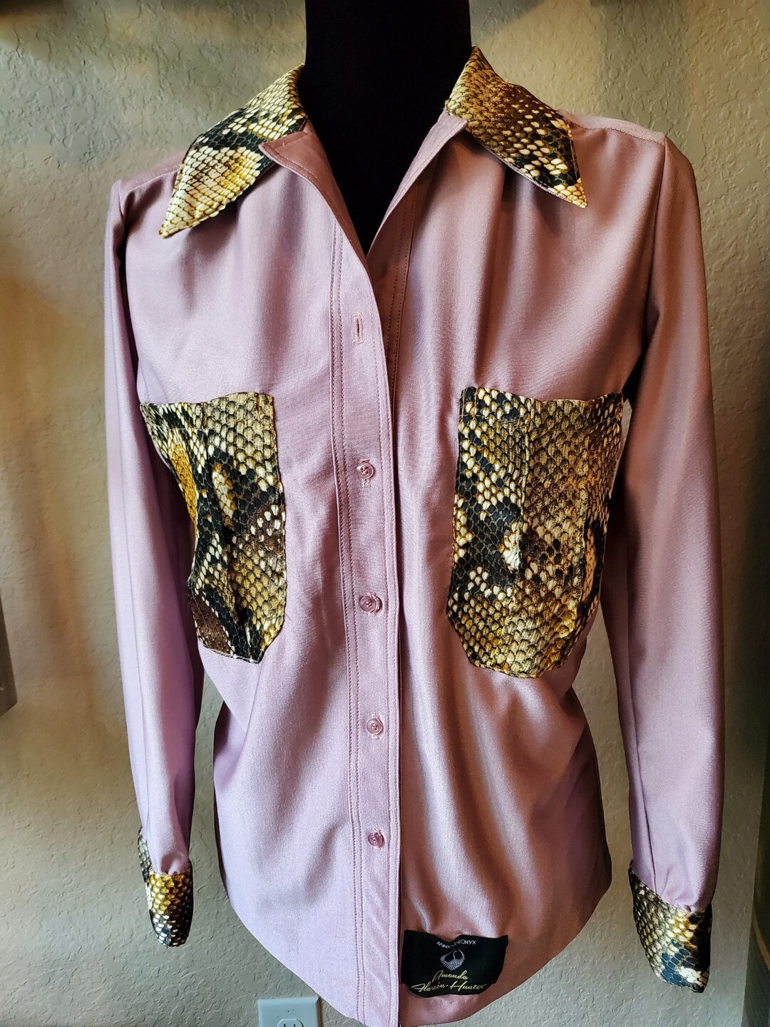 Designer Blouse, Designs by Amanda Alarcon Hunter, Lavender Blouse With ...