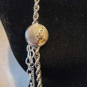 Body Chain, Silver Tone Body Chain, Redesigned Body Chains, Vintage ...