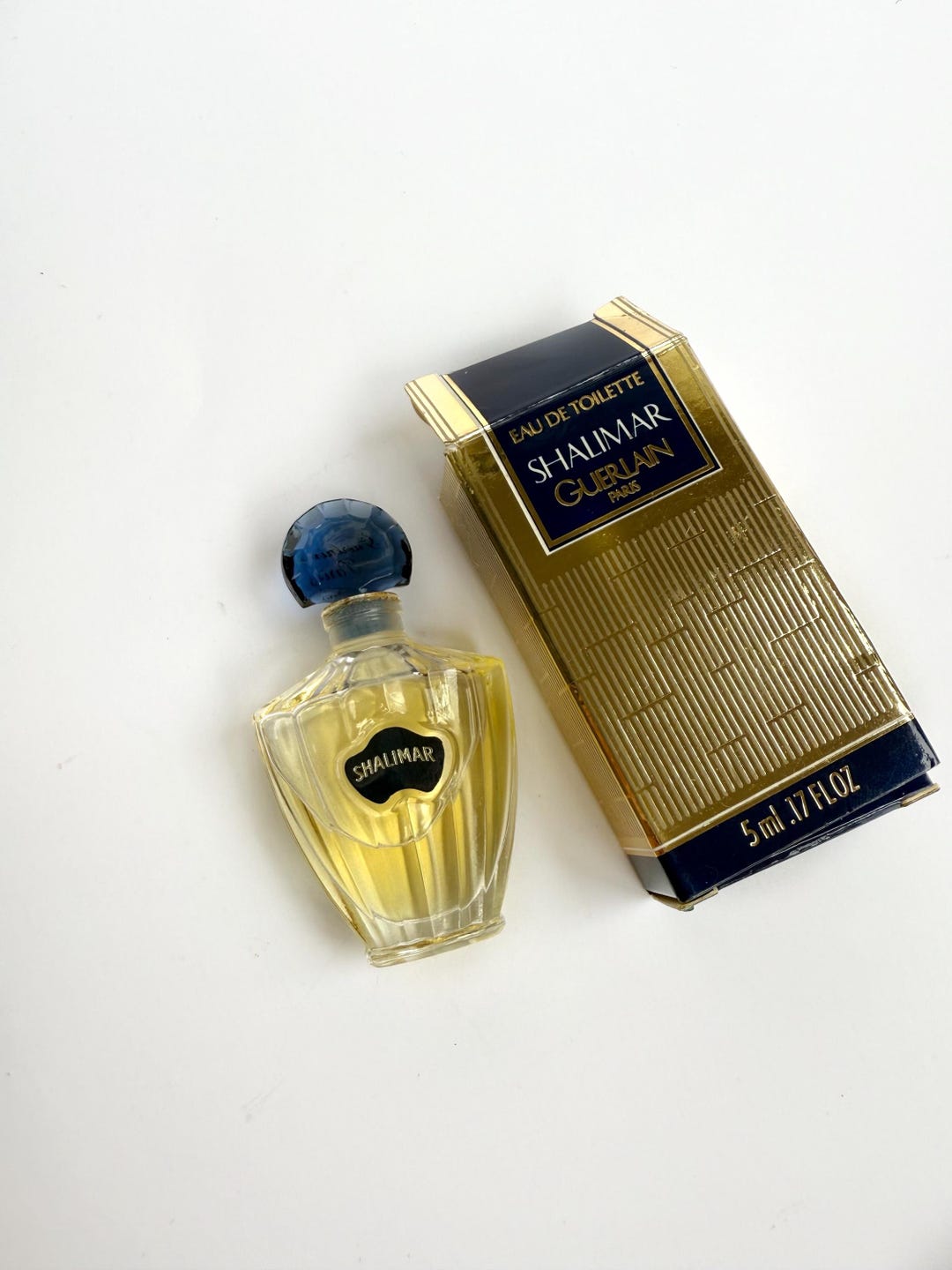 Miniatura original de Guerlain Shalimar Eau de Toilette con estuche ...