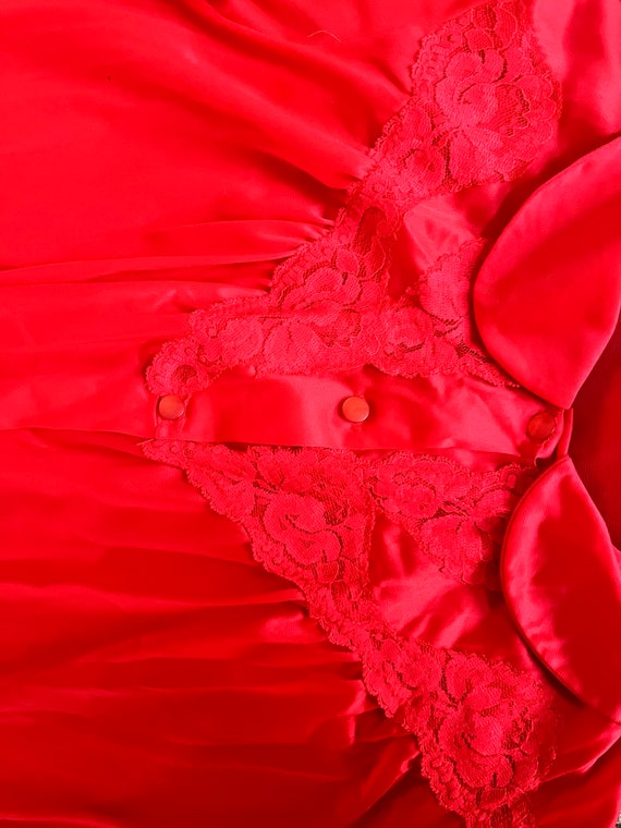 Red Maxi Dress, Cherry Red Lingerie, Vintage Lingerie… - Gem
