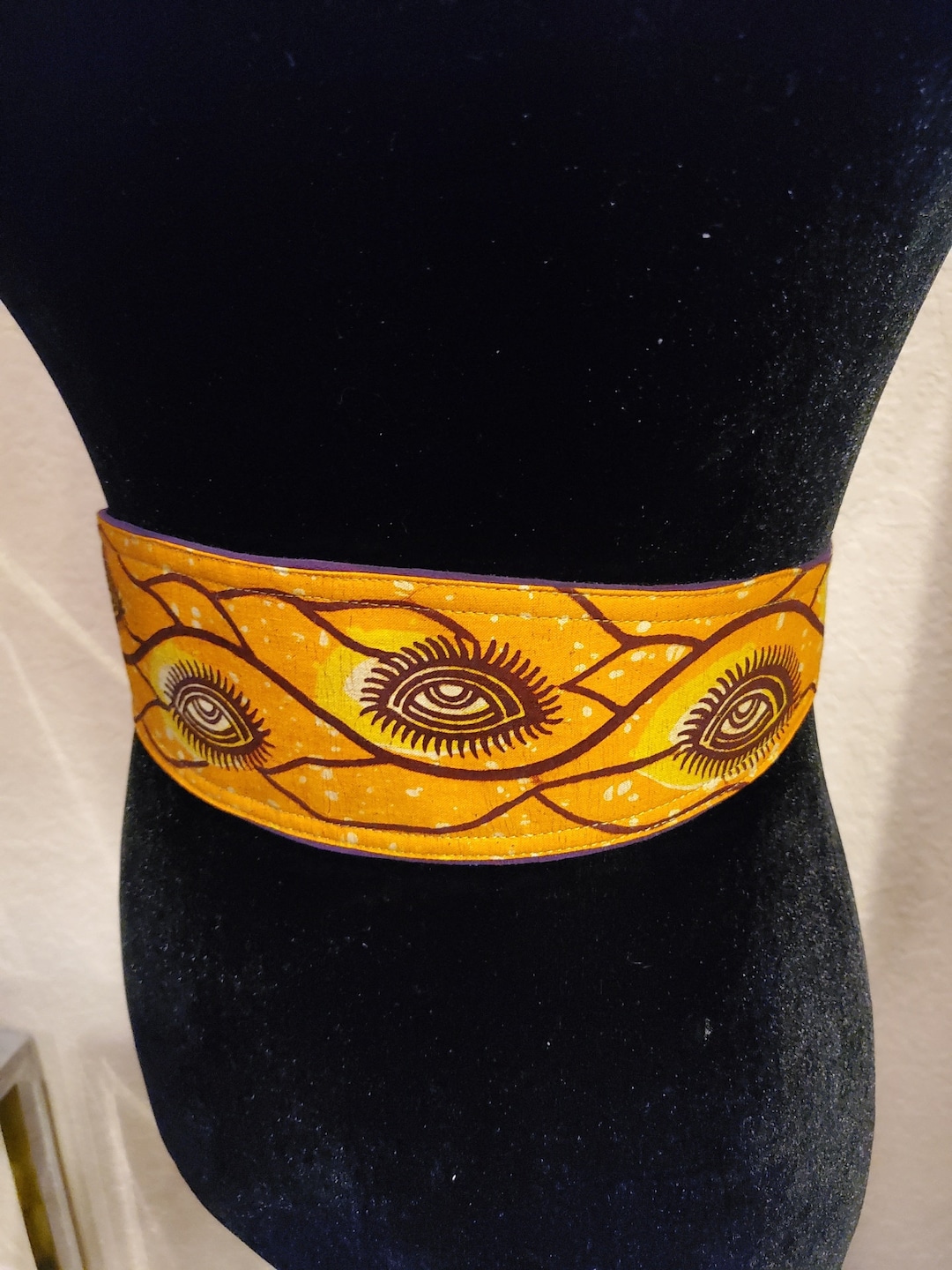 EVIL EYE Redesigned Belt, Purple Ultra Suede Belt, Purple Tie Belt ...