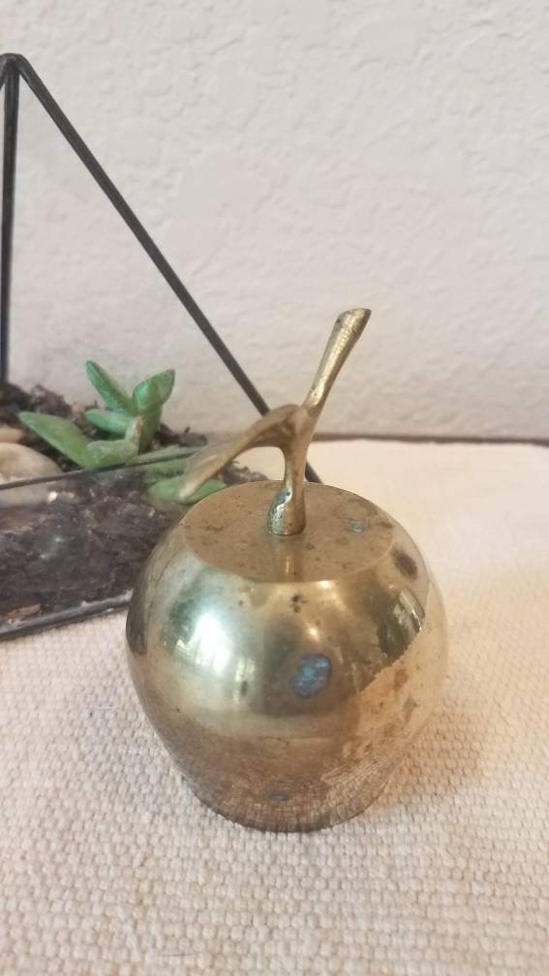 Brass Apple Bell Vintage1980's - Etsy