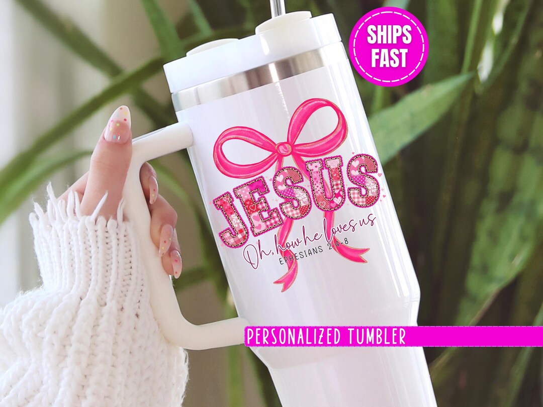 Christian Tumbler, Personalized Bible Verse Cup, Custom Christian ...