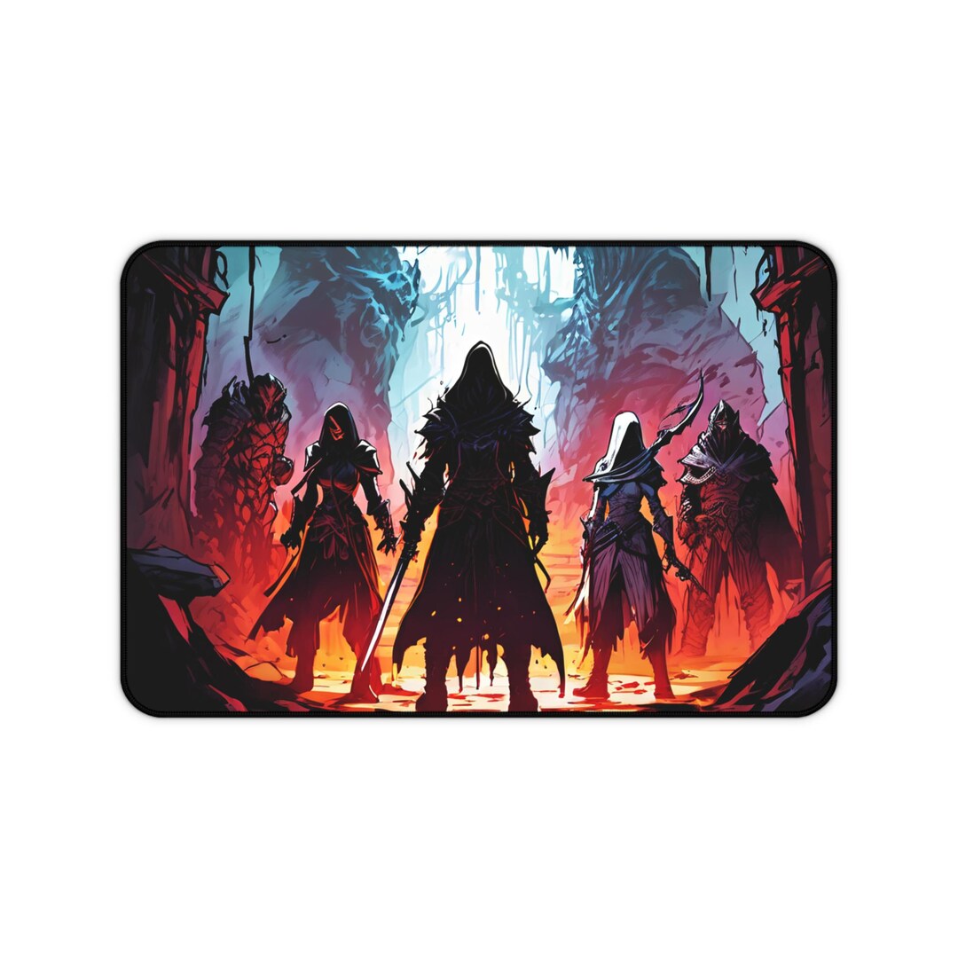 Fantasy Dnd Mouse Pad Desk Mat – RPG Tabletop Gaming Accessory, Vibrant ...