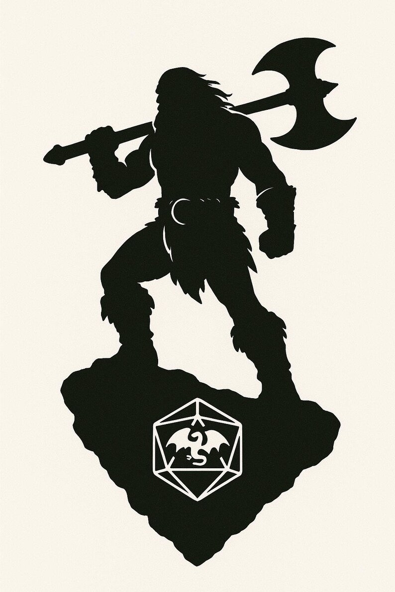 Dnd Character Silhouettes | RPG Laser Cut Files (digital Download) - Etsy