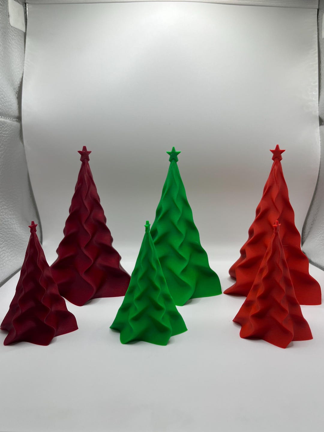 Festive 3D Printed Christmas Trees - Etsy
