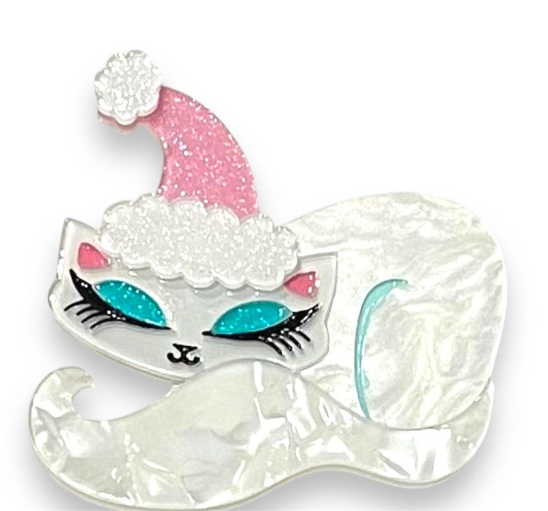 Christmas Cat Nap by Miss Fluff X Lipstick & Chrome - Etsy