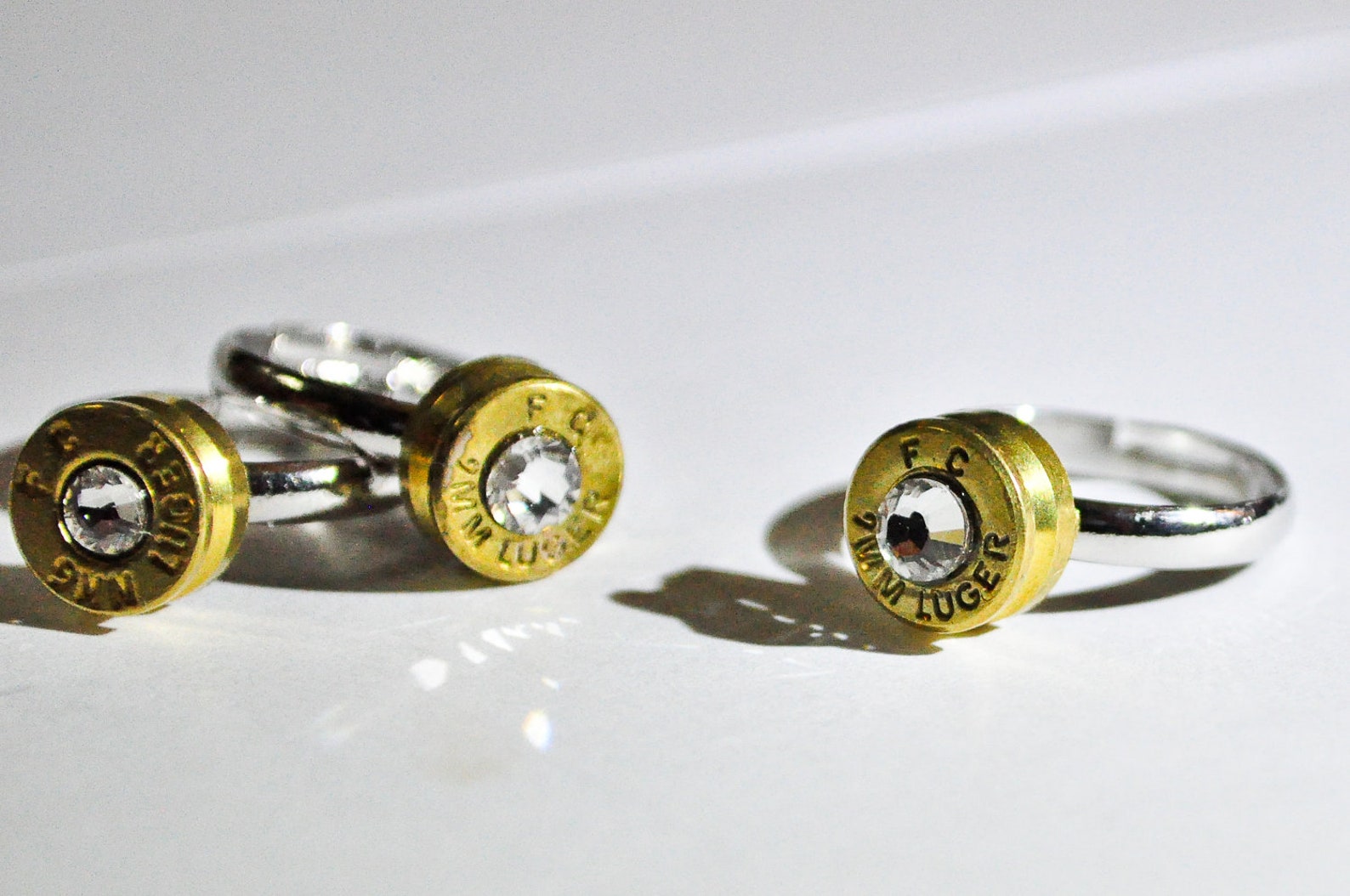 One Simplistic 9mm Bullet Ring - Etsy