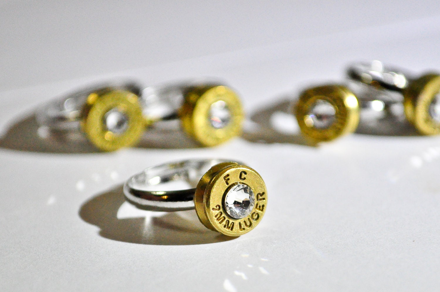 One Simplistic 9mm Bullet Ring | Etsy