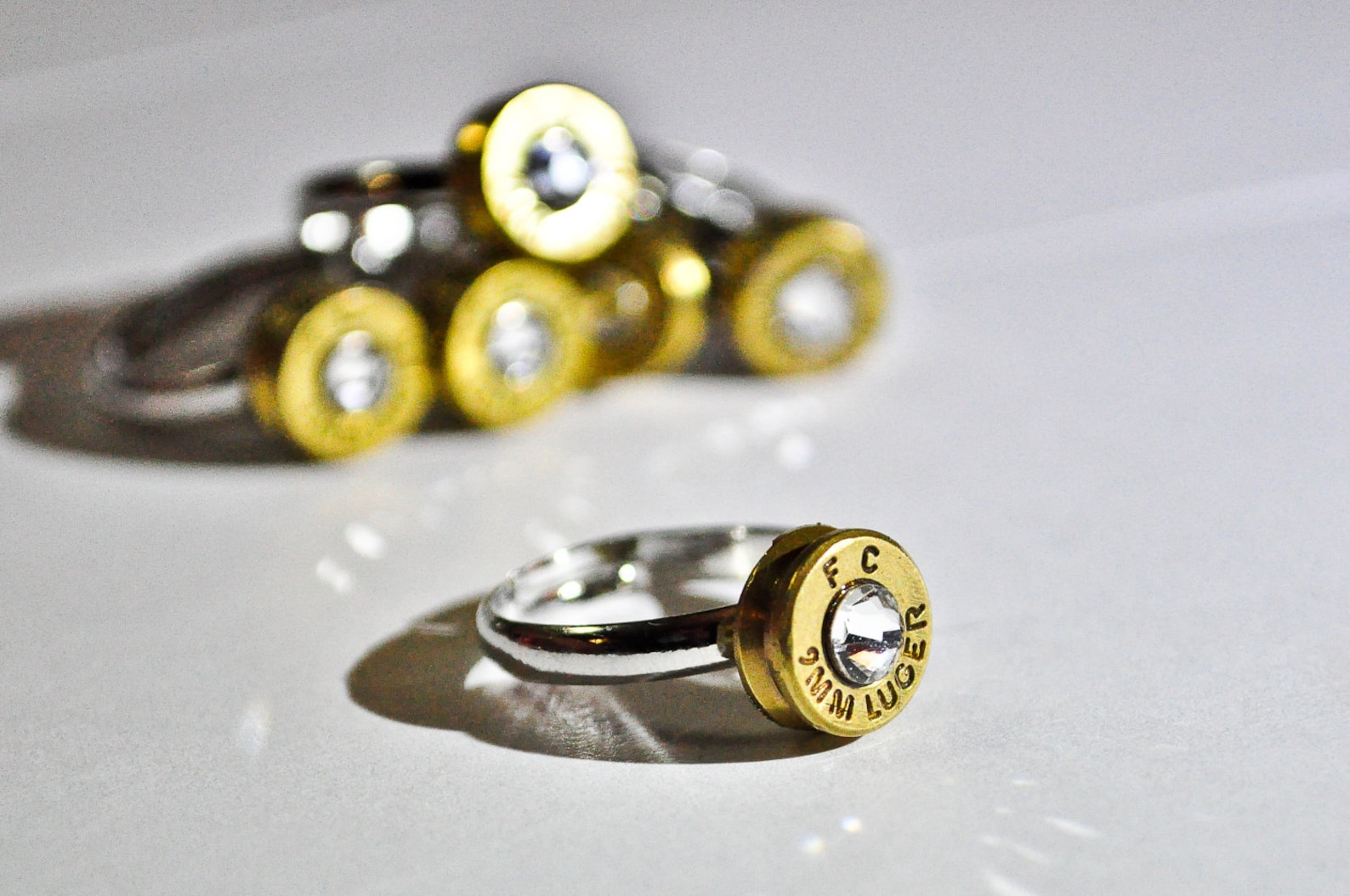 One Simplistic 9mm Bullet Ring - Etsy