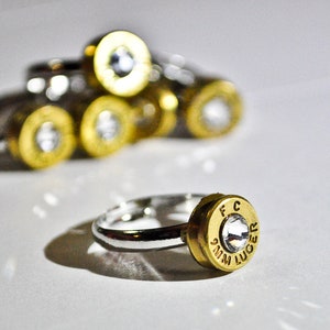 One Simplistic 9mm Bullet Ring - Etsy