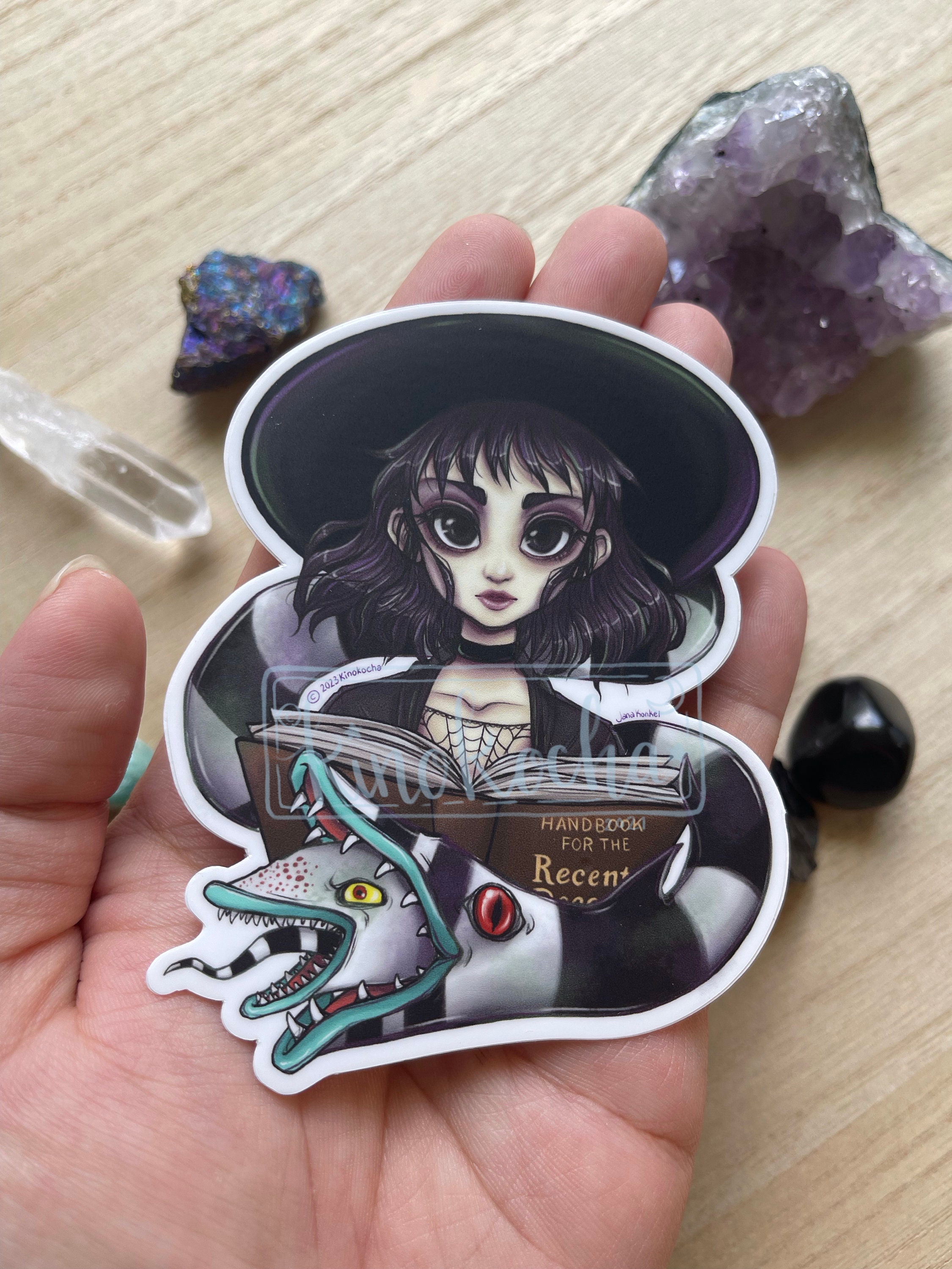Beetlejuice Lydia Deetz Vinyl Sticker - Etsy