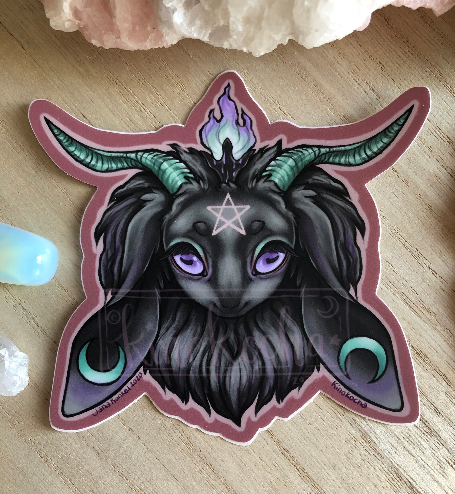 Baphomet Vinyl Sticker - Etsy