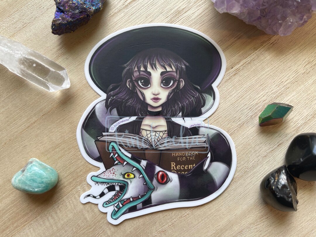 Beetlejuice Lydia Deetz Vinyl Sticker - Etsy
