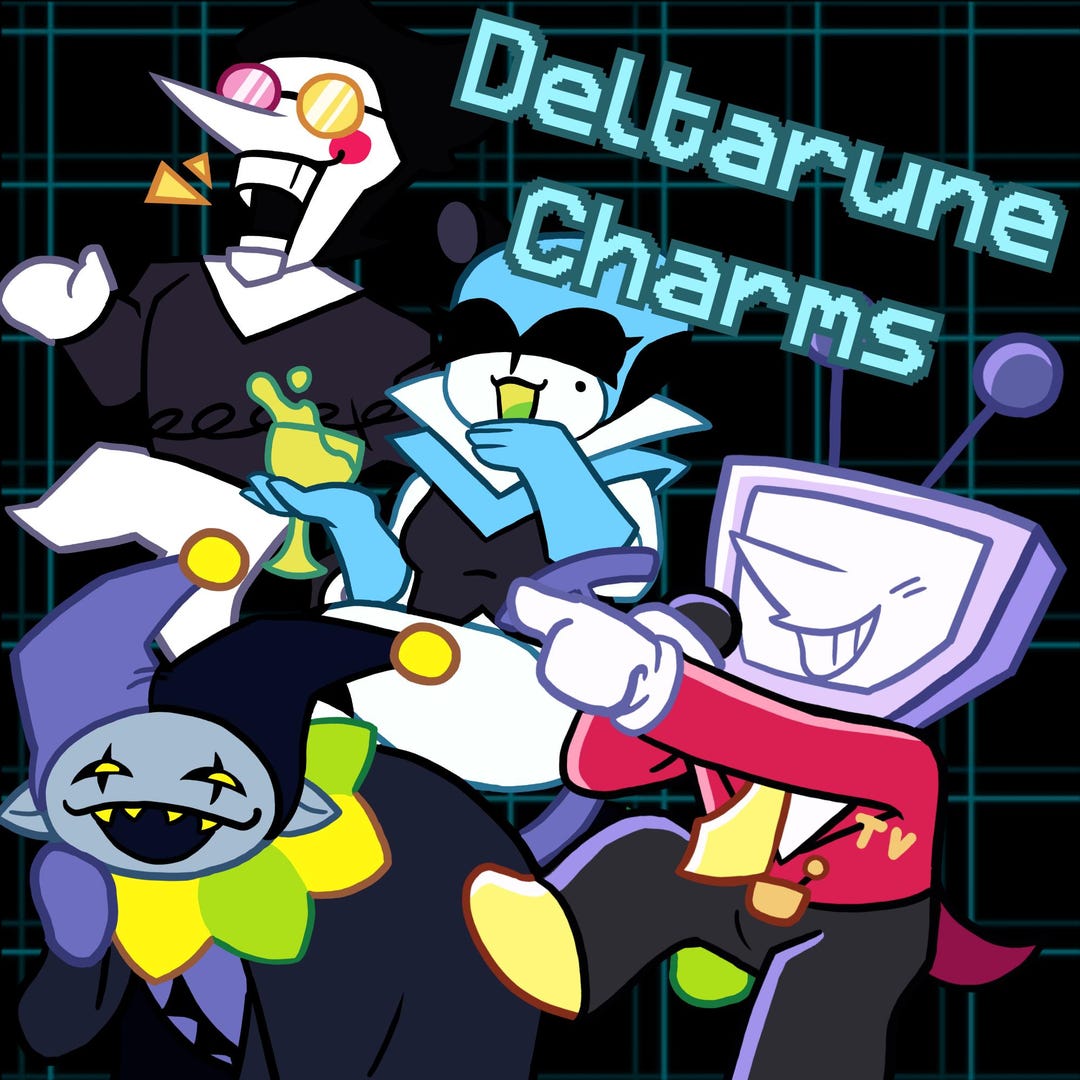 Deltarune Charms // Tenna, Spamton, Jevil, Queen - Etsy