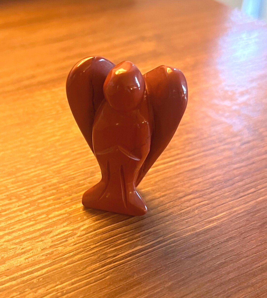 Red Jasper Angel: A Guardian of Strength and Vitality - Etsy