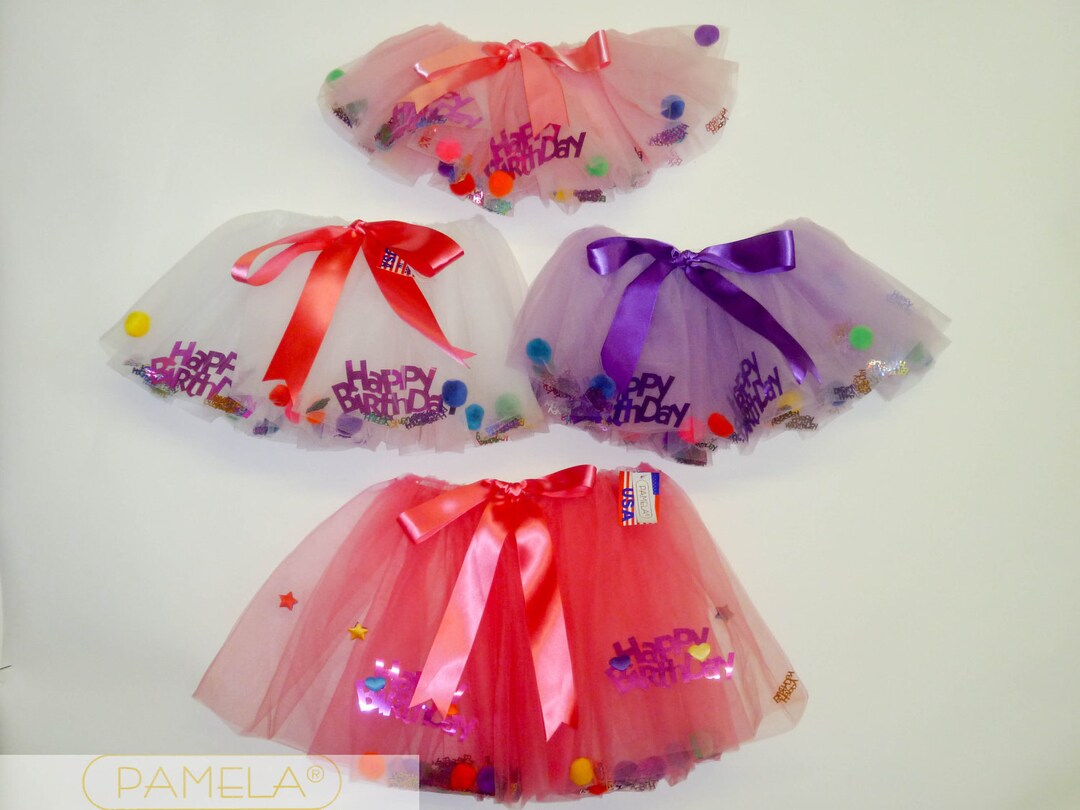 Happy Birthday Tutu-7inch for First Birthday - Etsy