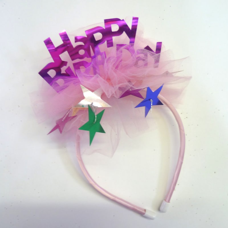 Happy Birthday Headband - Etsy
