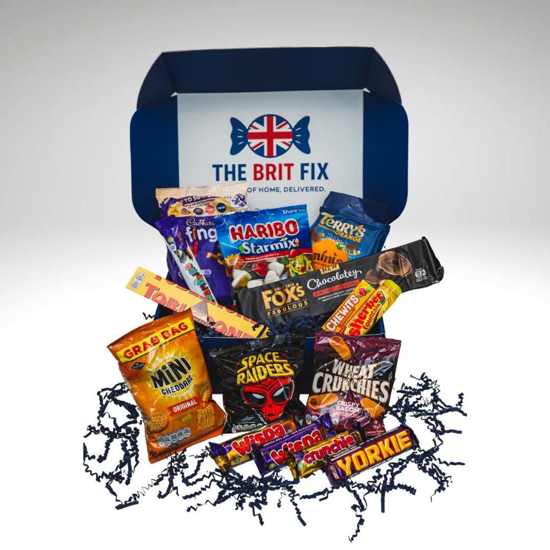 British Snack Hamper – UK Crisps, Sweets & Cadbury Chocolate - Etsy UK