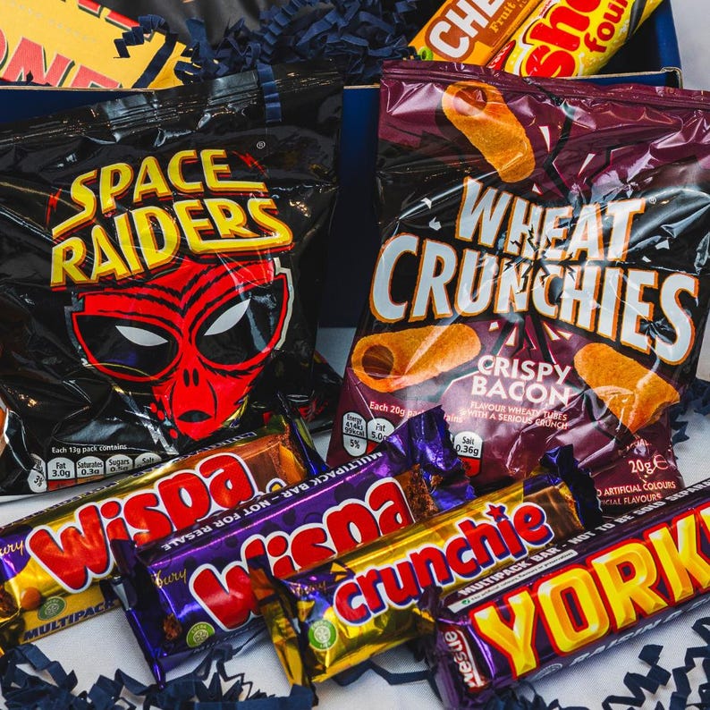 Mega Munch Box – Ultimate British Snack Hamper – UK Crisps, Retro ...