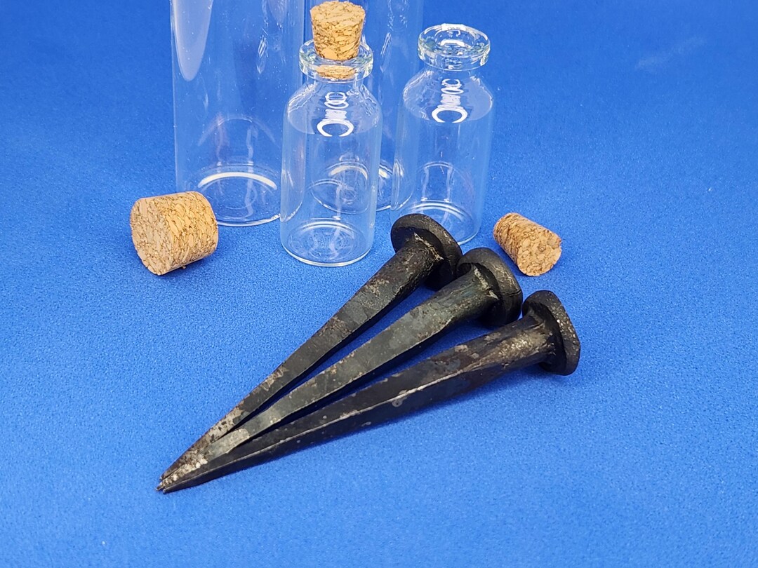 10 X Witches Nail - Hand Forged Candle Scribe - Spell Tool - Altar Tool ...