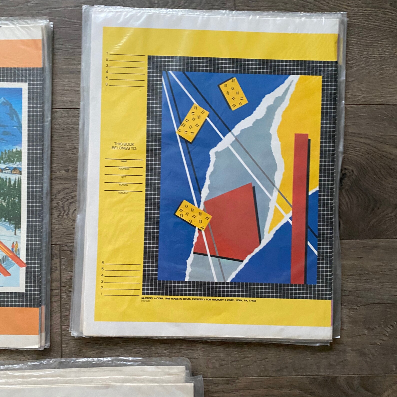 1980s Large Lot Book Covers Graphic Designs Sports 12 Packages | Etsy