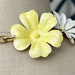 1960s Sandor Flower Necklace Enamel Daisy Gold Tone Womens Vintage ...