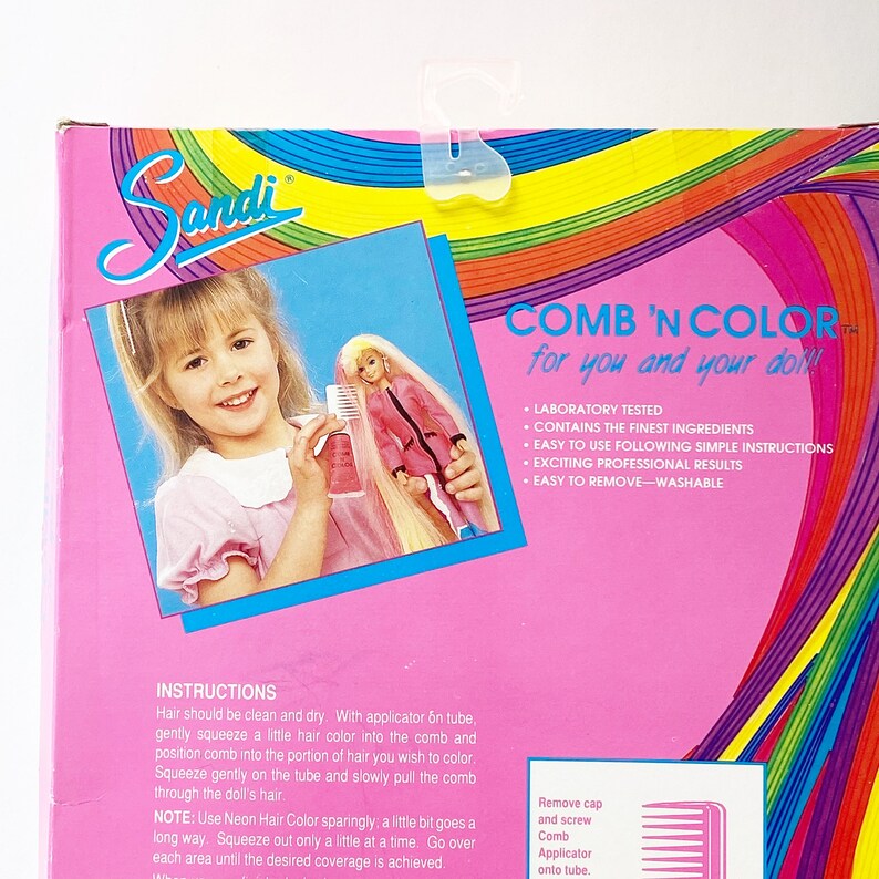1980s Comb N Color Sandi Totsy Poseable Fashion Doll Deadstock - Etsy