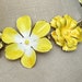 1960s Sandor Flower Necklace Enamel Daisy Gold Tone Womens Vintage ...