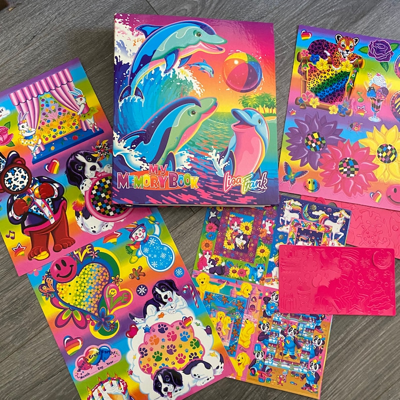 Lisa Frank Binder - Etsy