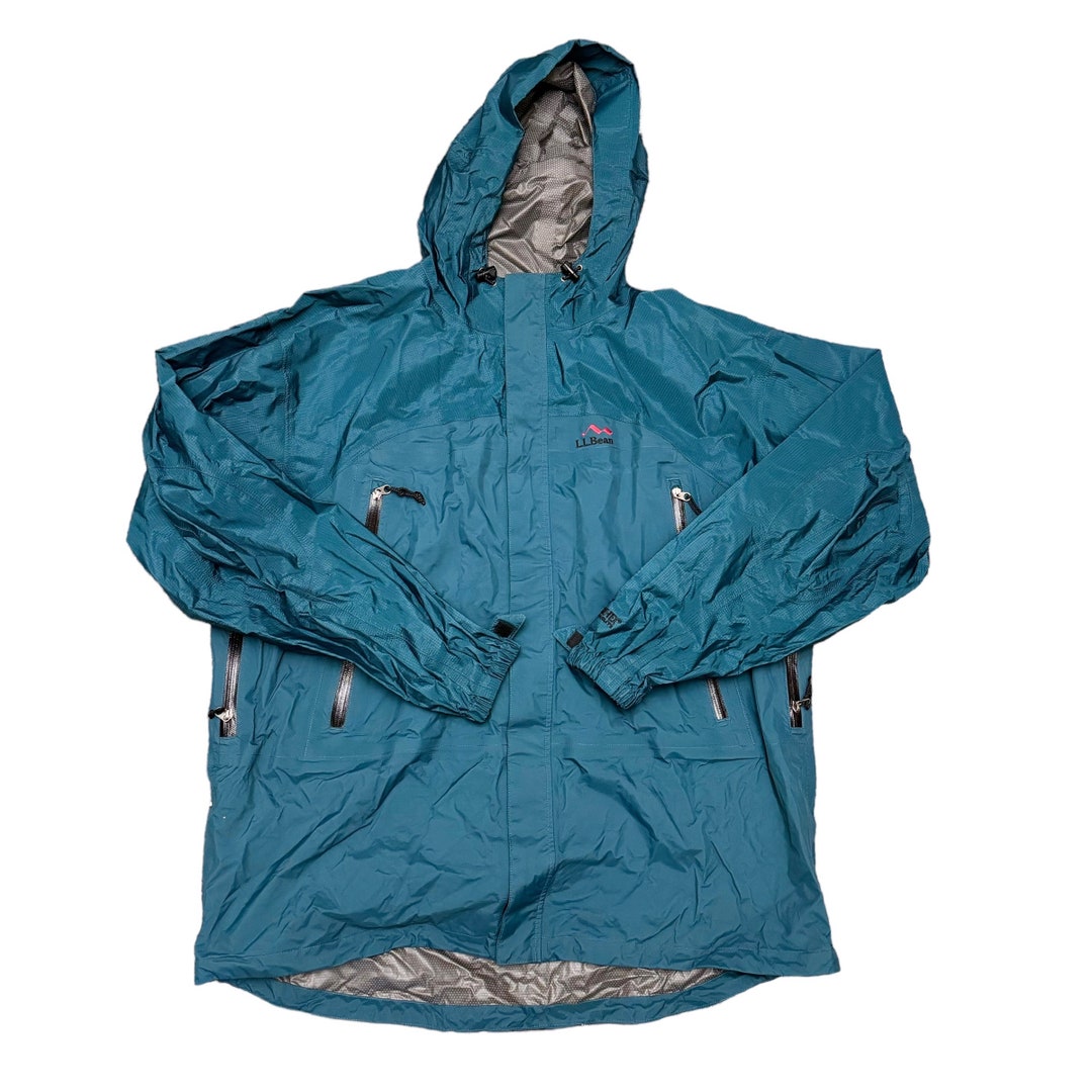 LL Bean Outdoors Gore-tex Paclite Teal Rain Jacket Mens 2XLT - Etsy