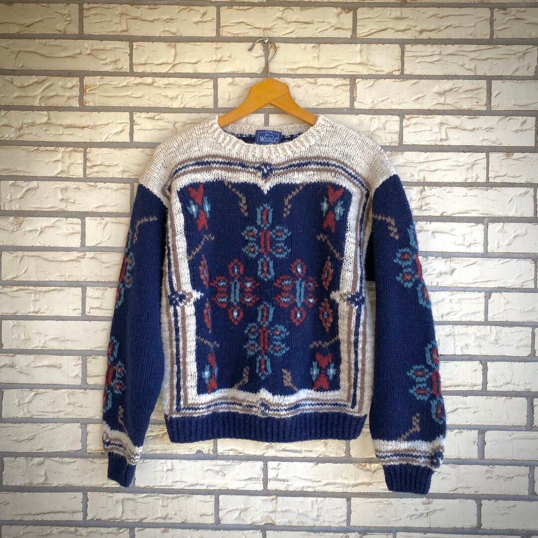 1980s Woolrich Woman Sweater Cottagecore Wool Womens Vintage - Etsy