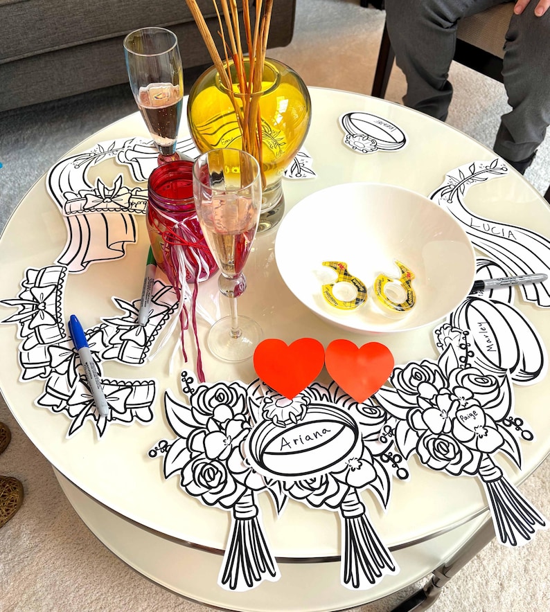 Personalized Pin the Veil Bridal Shower Game: Bride's Photo, Sketch ...