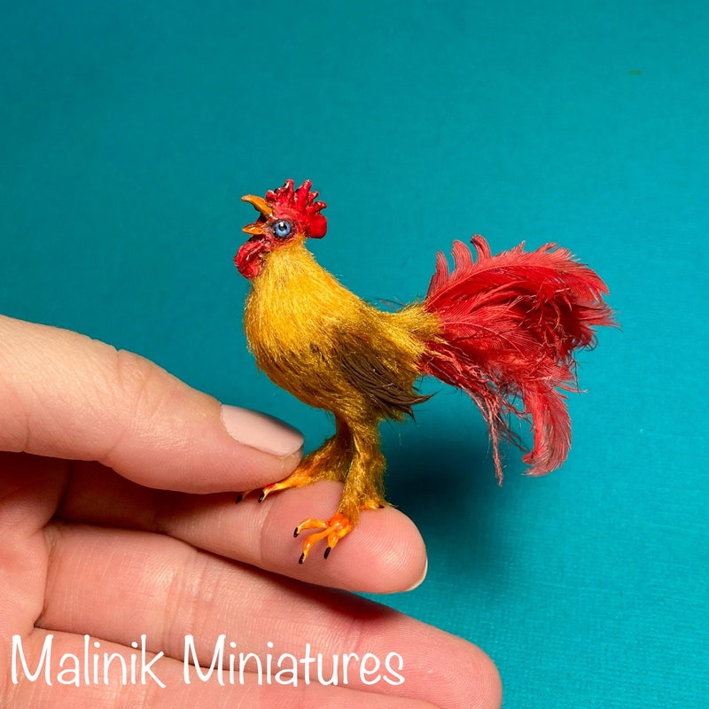 Miniature Roosters - Etsy