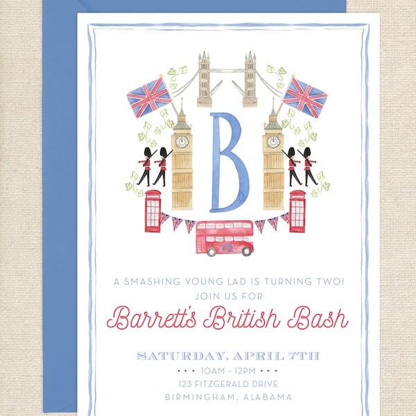 Paddington Birthday Invitation - Etsy